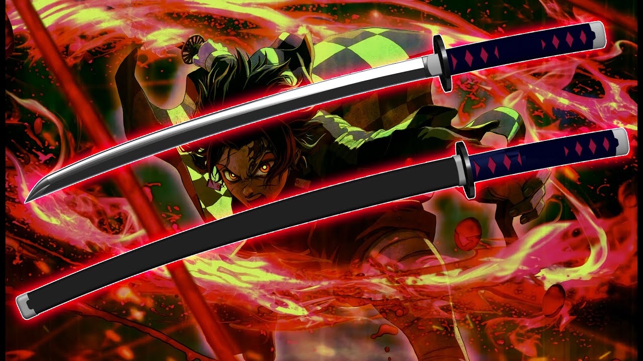 Tanjiro Kamado - Sword | Demon Slayer: Kimetsu no Yaiba | 3D Rendered ...