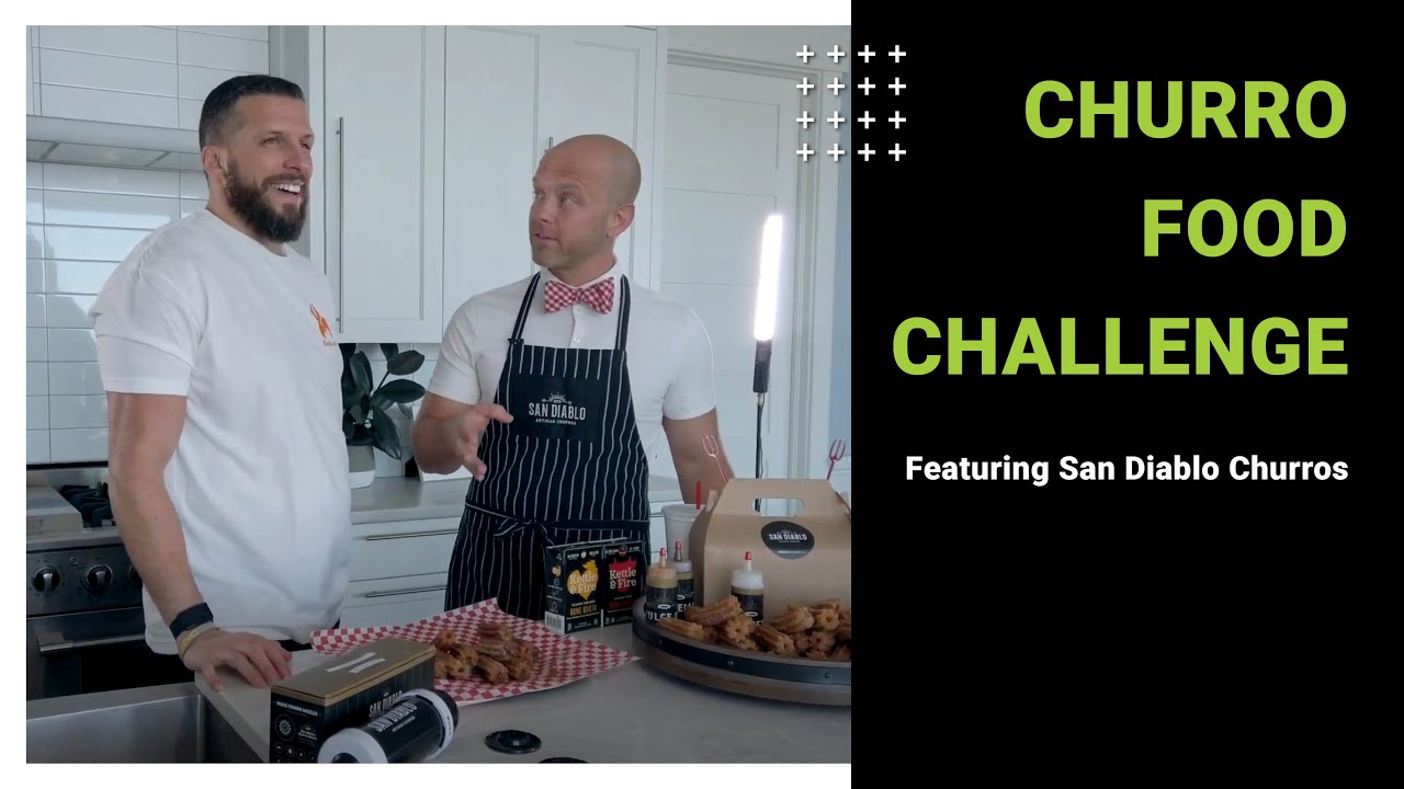 San Diablo Churro Food Challenge | Fit2Fat2Forty - YouTube