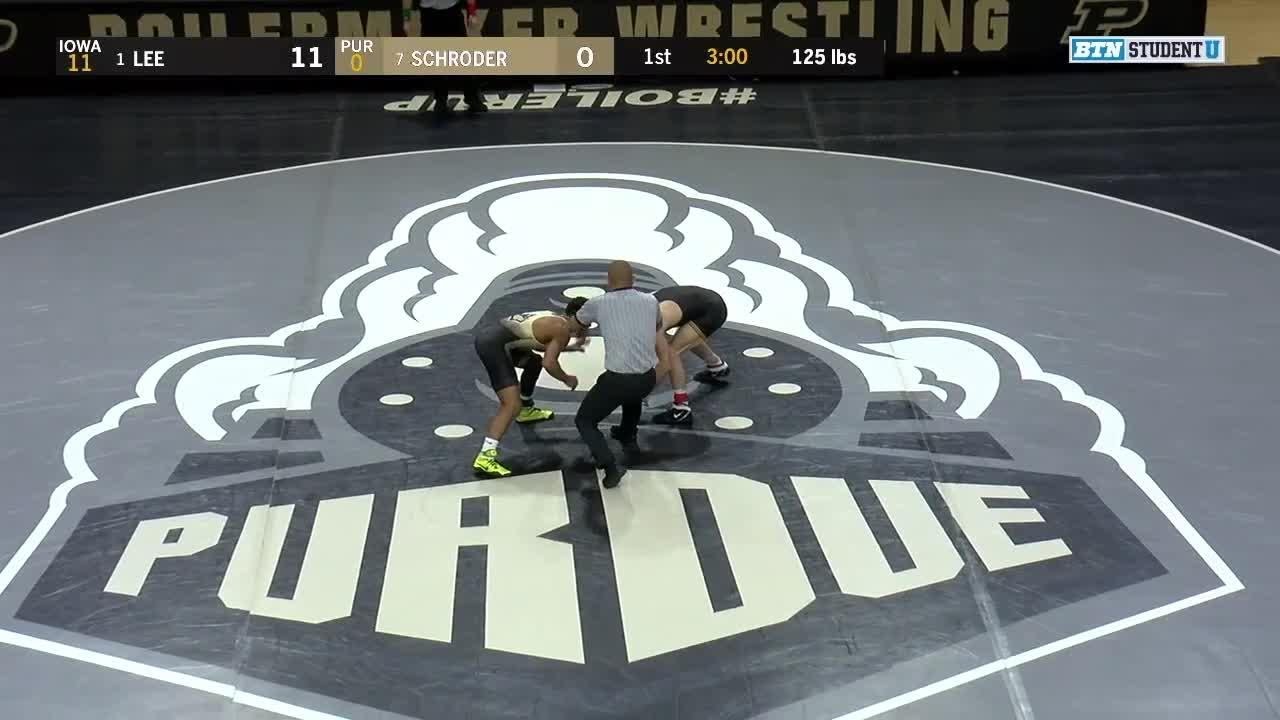 133 LBS: #2 Austin DeSanto (Iowa) vs. Travis Ford-Melton (Purdue ...