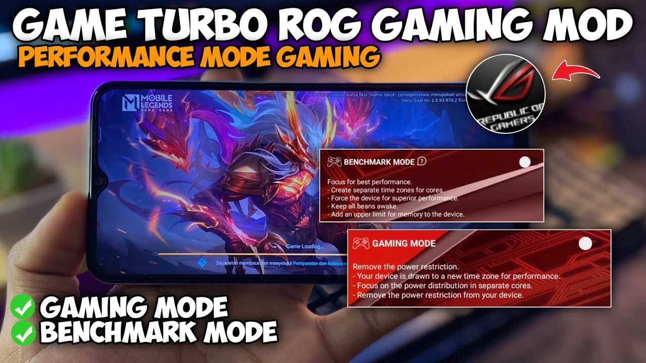 Game Turbo ROG Gaming MOD ️Performance Mode Gaming Untuk Android - YouTube