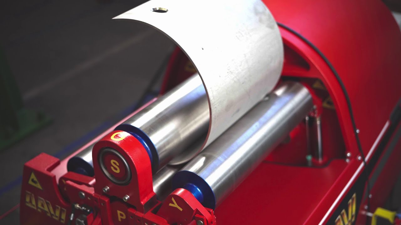Plate Roll - MCA (4 rolls) - Compact Pressure Vessels - YouTube