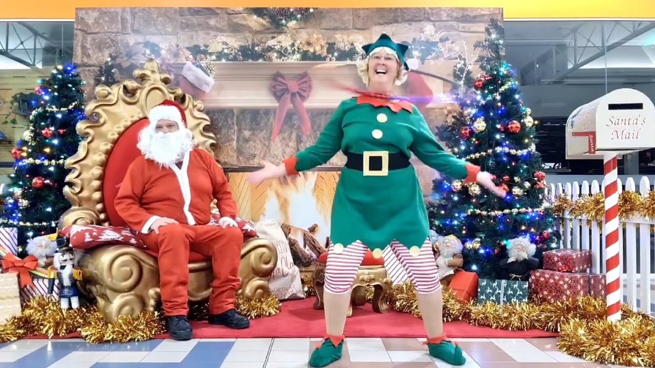 Santa And His Favourite Elf - Christmas Hula Hoop Dance By Joy ...