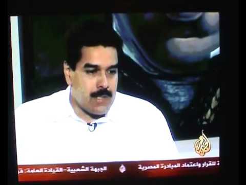 Dima Khatib entrevista a Nicolas Maduro en Al Jazeera (1) - YouTube
