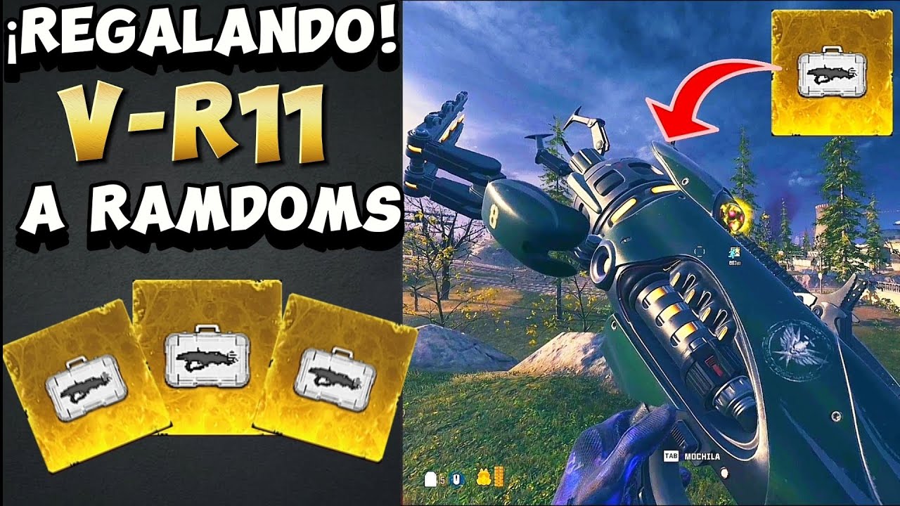 ️¡REGALANDO V-R11 A RAMDOMS!🔥ZOMBIES MW3 (CallOfDutyModernWarfare3 ...