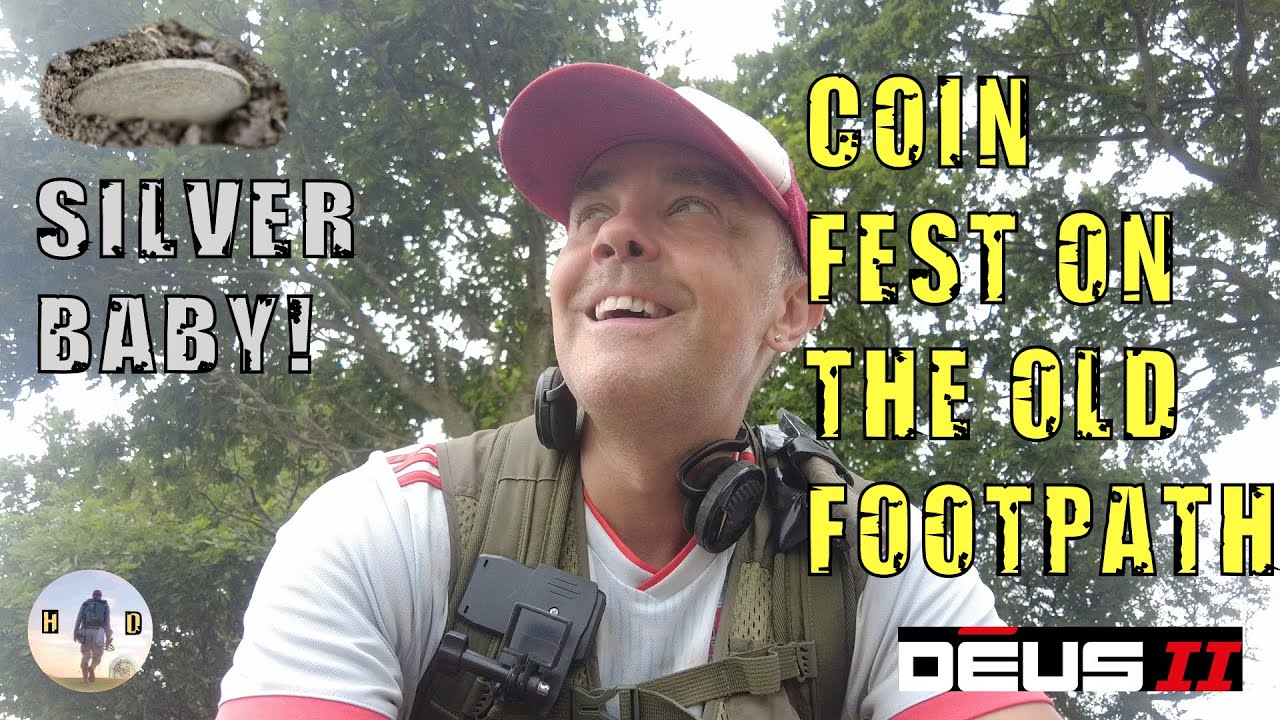 Awesome Coin Shooting On The Old Footpath- Metal Detecting UK / XP Deus ...