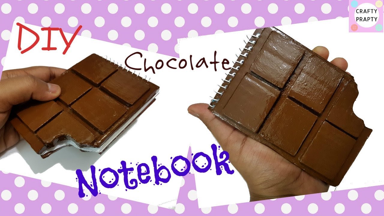 How to make Chocolate Notebook/DIY Back to school/How to Make Notebook ...