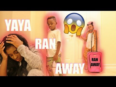 YAYA Running Away Prank On Mom