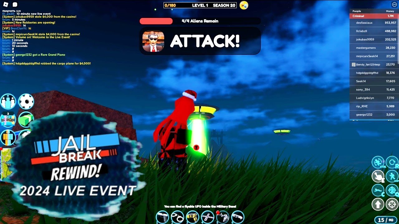 ROBLOX - Jailbreak 2024 Rewind Live Gameplay Event (Full Live Event ...