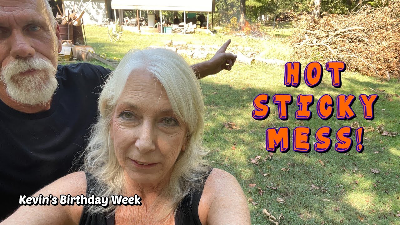 Hot sticky mess, we knocked out a few projects. #oldisgold, #farmhouse ...