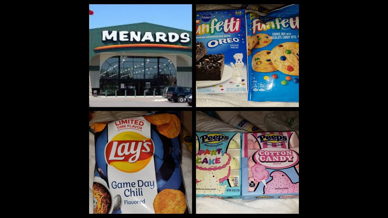 Menards Mini Snack Haul - YouTube