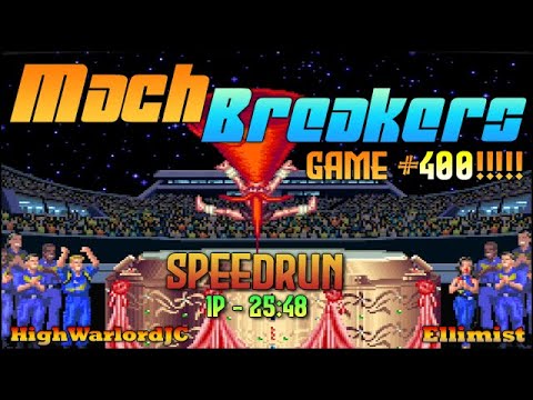 Mach Breakers: Numan Athletics 2 - Arcade Speedrun - 2P - 25:48 WR [400 ...