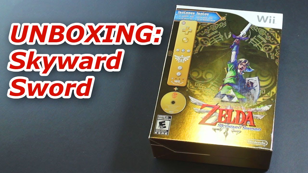 UNBOXING: Zelda Skyward Sword Limited Edition - YouTube