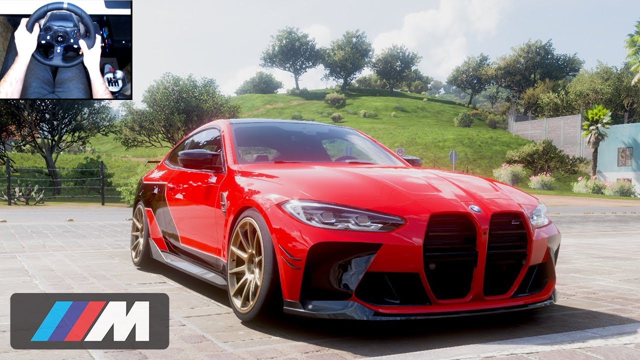 Bmw M4 compétition - Forza Horizon 5 - Logitech G920 gameplay - YouTube