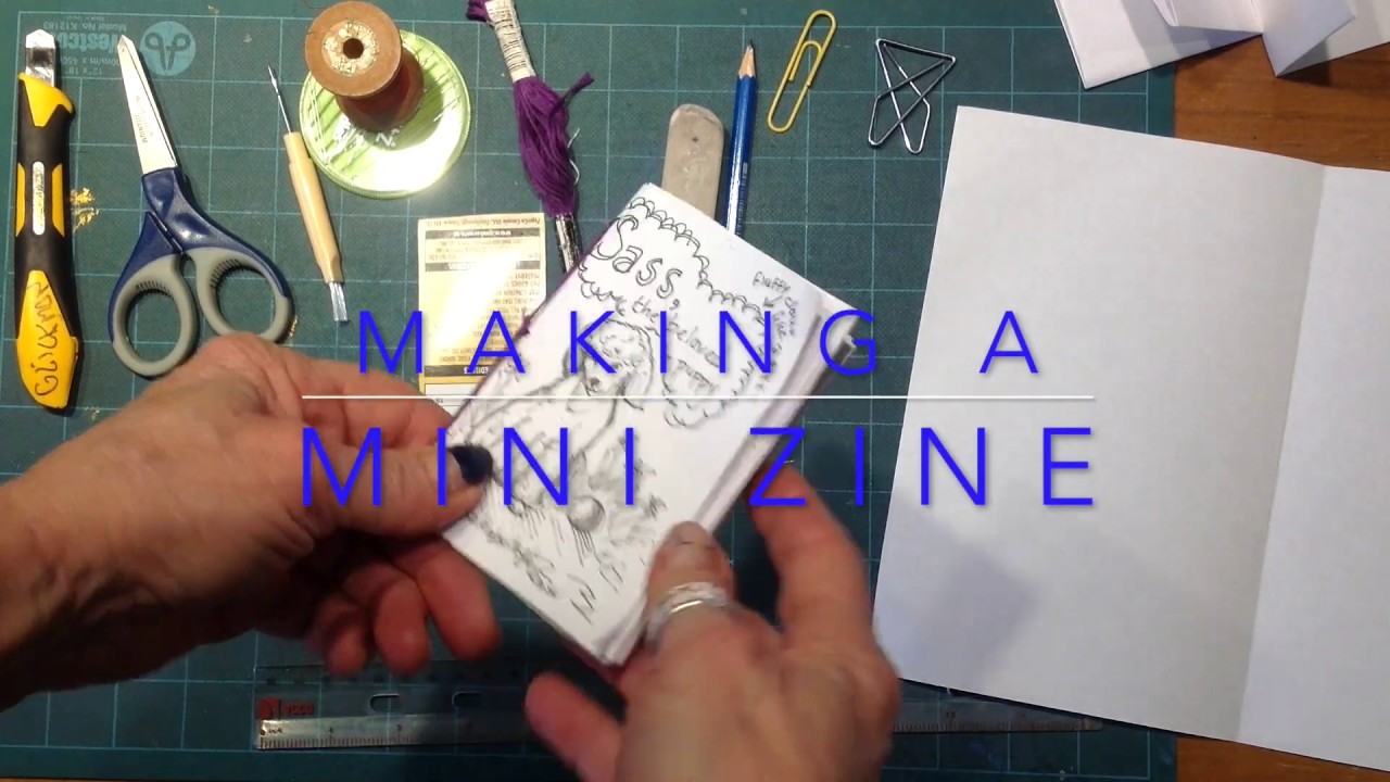 Making a simple ZINE - YouTube