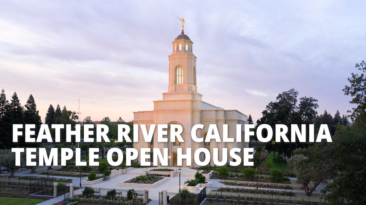 The Feather River California Temple Open for Tours - YouTube