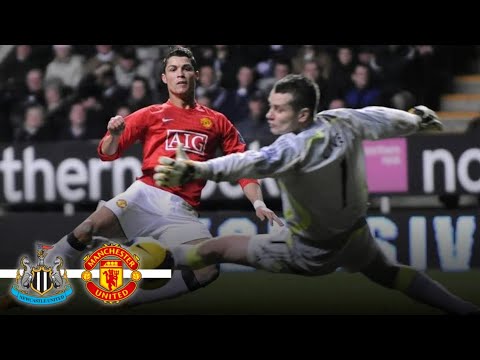 Newcastle vs Manchester United 1-5 || Brace from Ronaldo & Rooney || EPL 2007-2008 - YouTube
