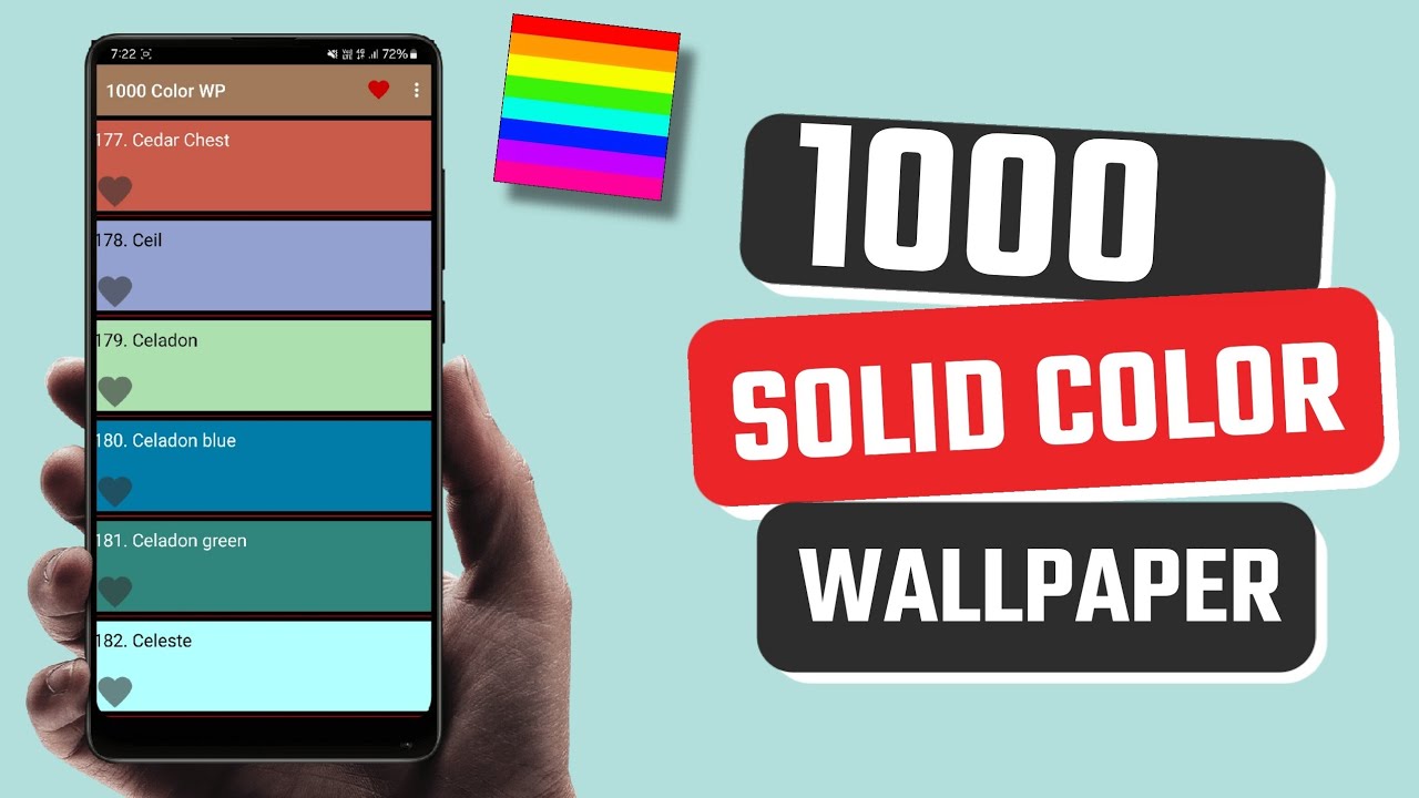 Best 1000 Solid Color Wallpaper app for Android - YouTube