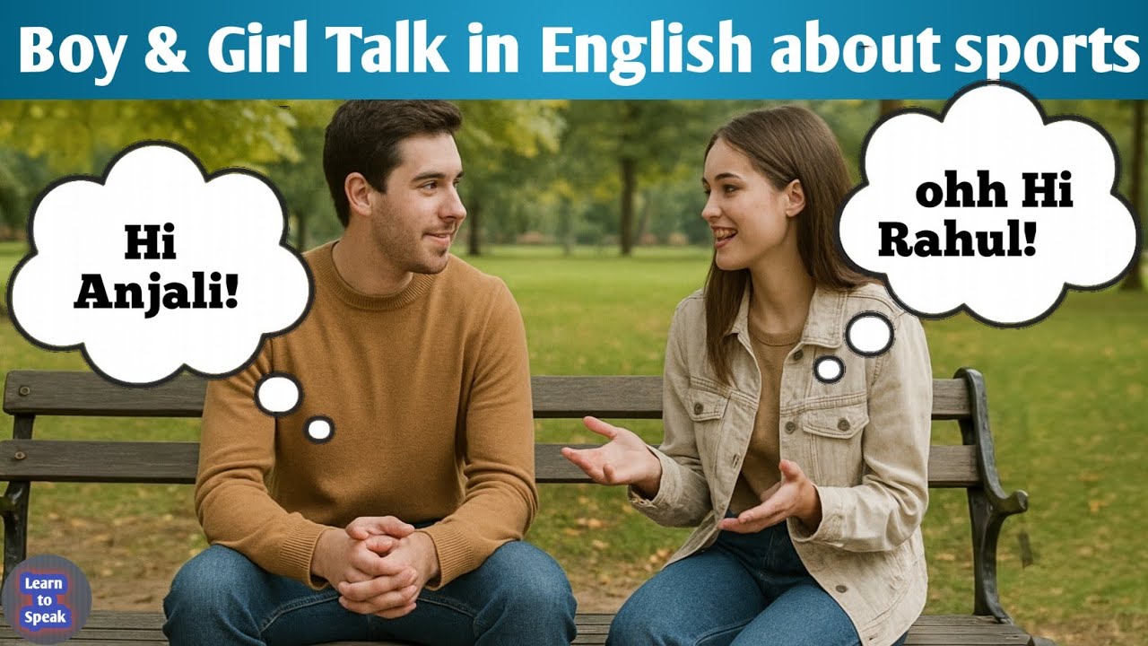 "Best Friends Talking About Sports | Easy English Conversation" - YouTube