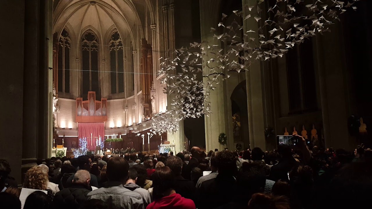 Grace Cathedral,San Francisco 12/24/18 Christmas MIDNIGHT MASS ...