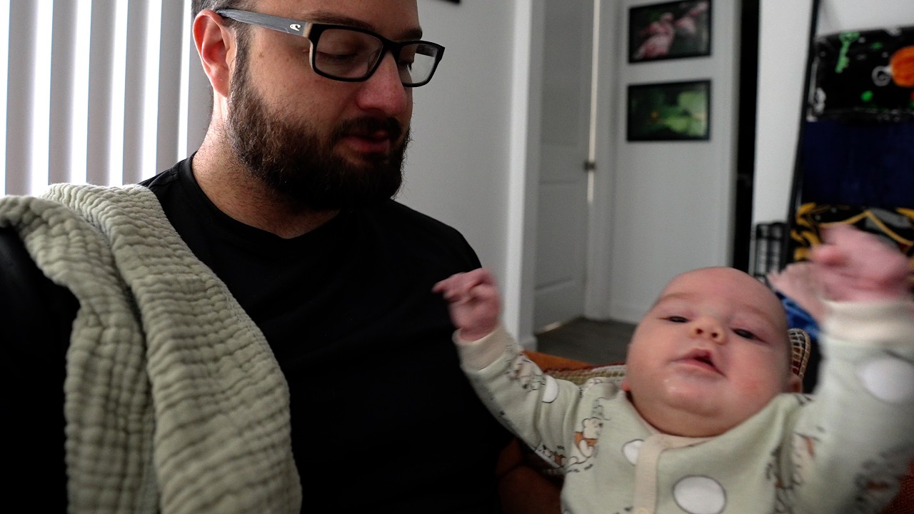 Leaving dad alone with the baby for a day - YouTube