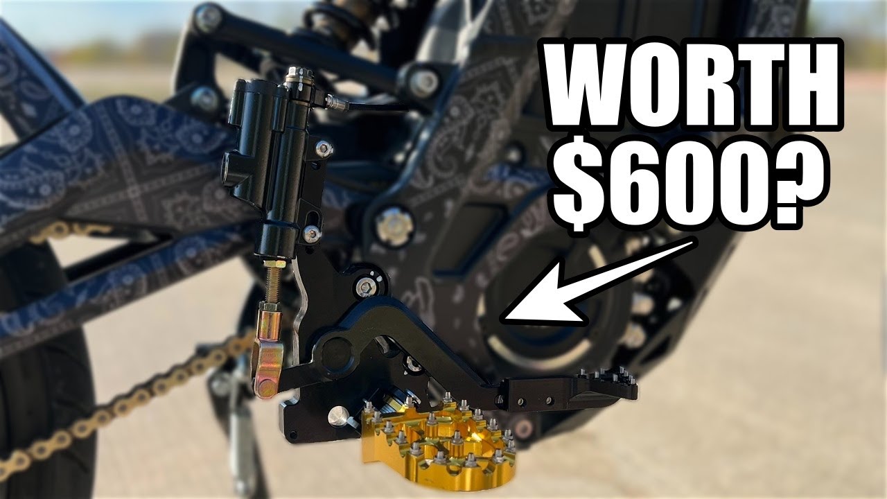 NTC Designs Surron Foot Brake Review! - YouTube