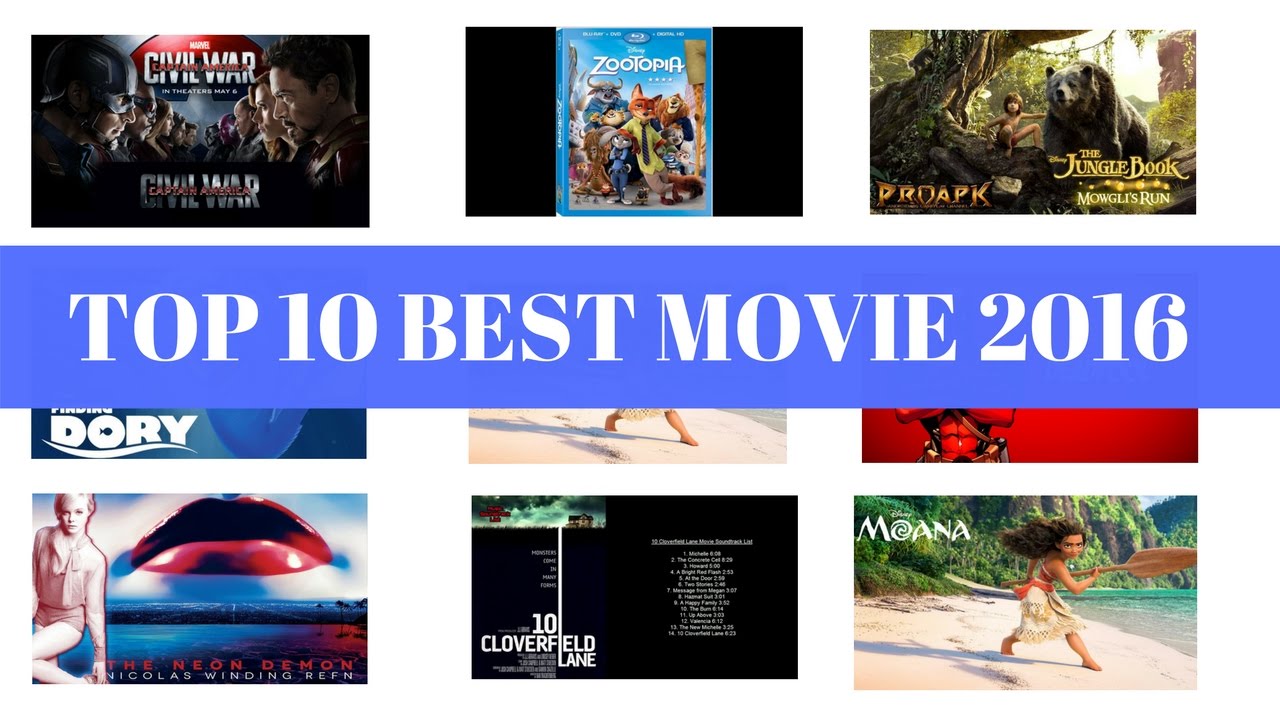 Top 10 best movie 2016 - YouTube