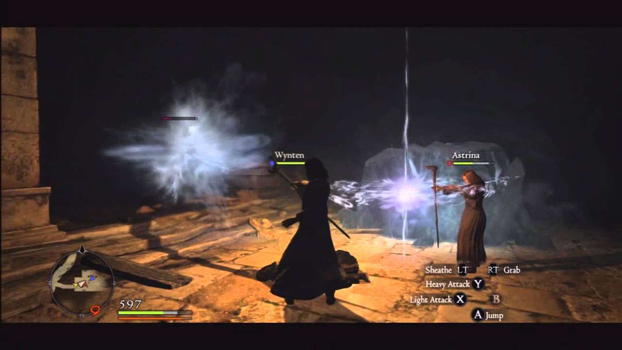 Dragons Dogma - Zombie Cave - Mage Gameplay - YouTube