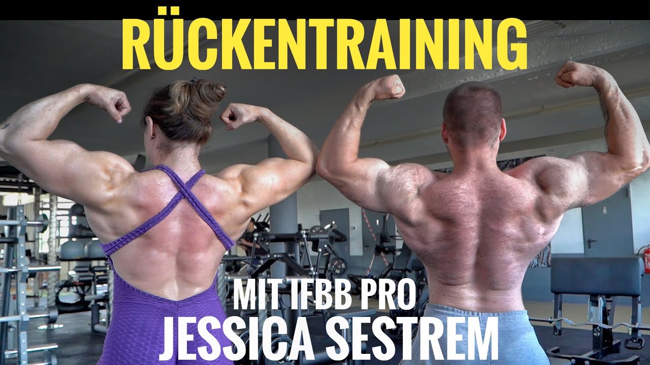 Rückentraining mit IFBB PRO Jessica Sestrem - 9,5 Wochen vor der ...