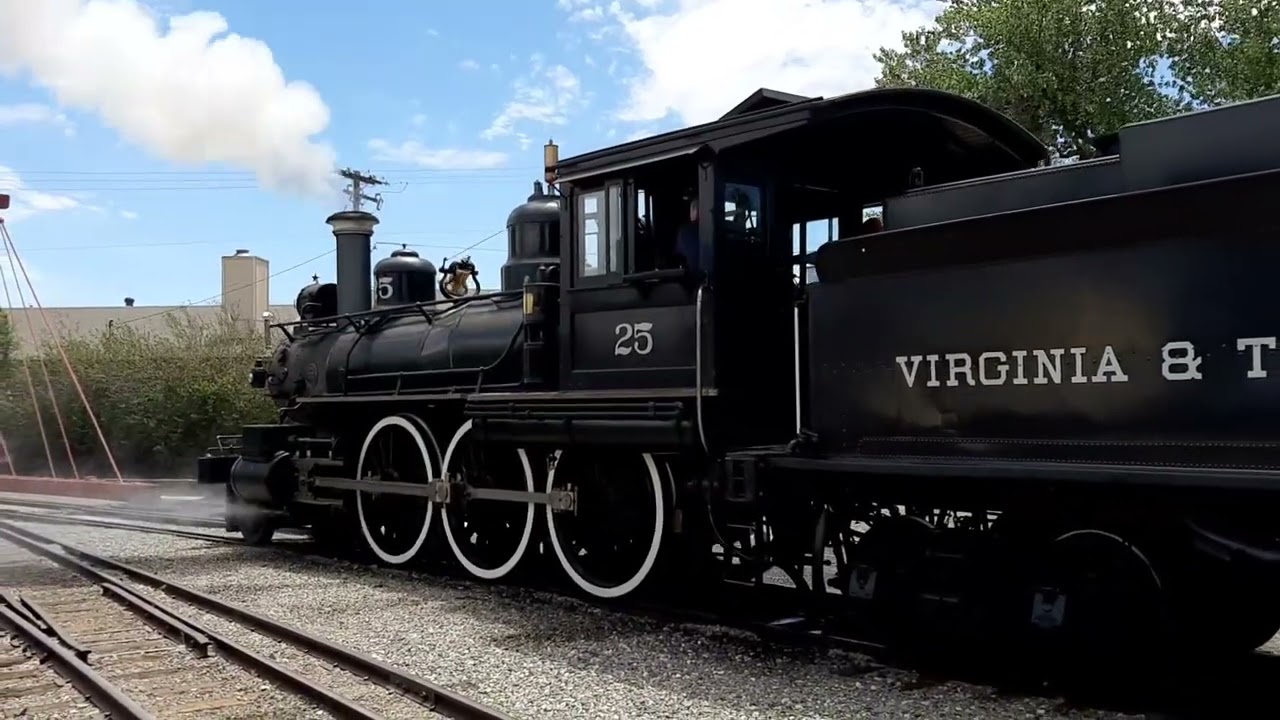 Early Preparation For The Great Western Steam Up In Carson City - YouTube