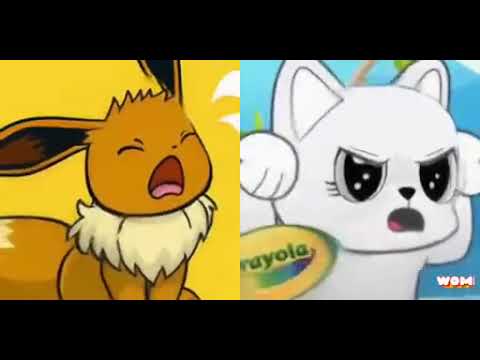 Wombo ai Eevee show & Crayons Cat Dj Mbon Sings Deekpack - YouTube