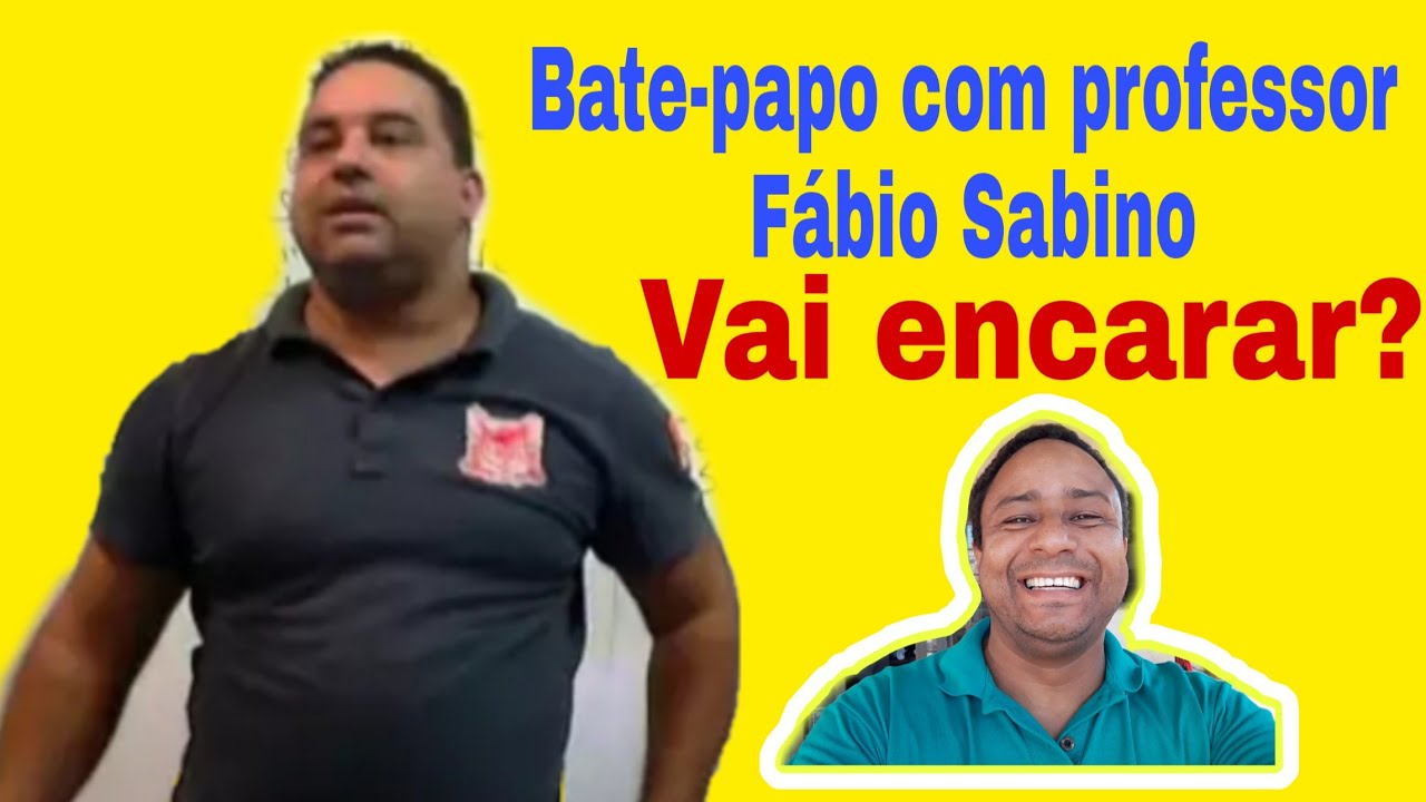 Bate-papo com o professor Fábio Sabino - YouTube