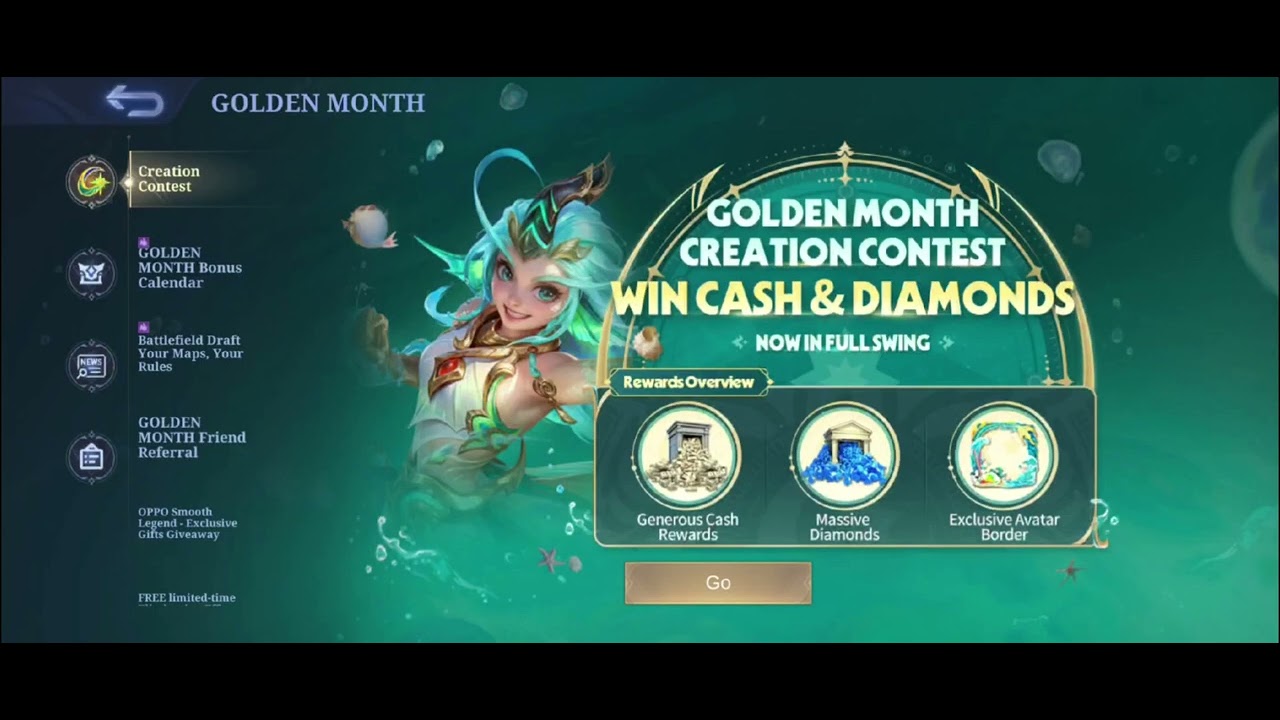 Golden Month Creation Contest Event MLBB - YouTube