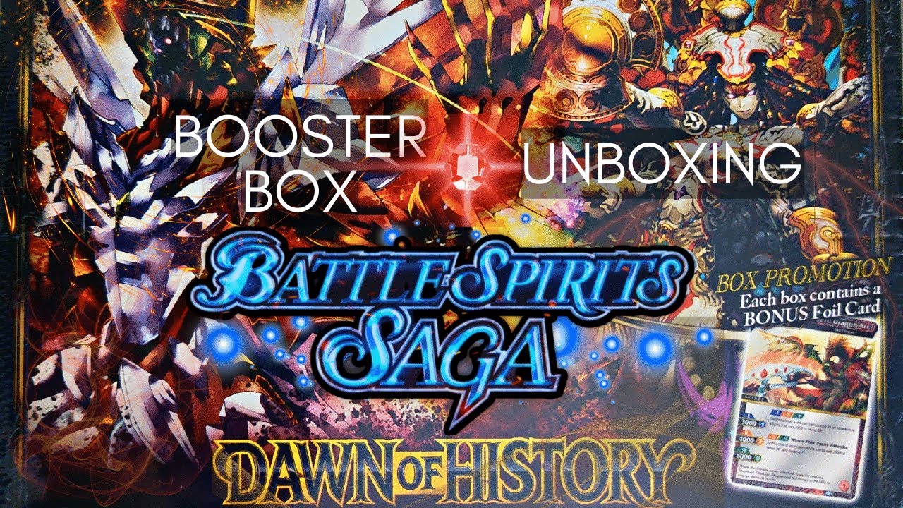 Battle Spirits Saga First Booster Box Dawn Of History Opening & Core ...