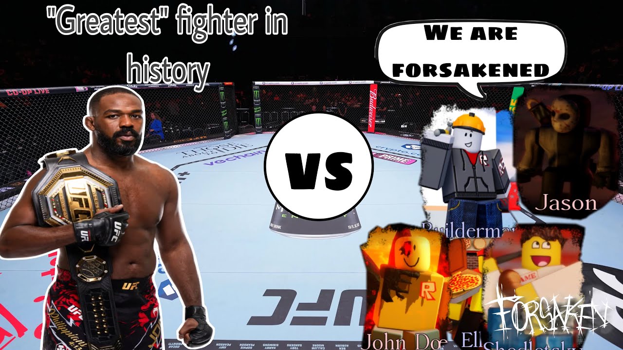 Jon Jones vs Forsaken characters (Roblox Forsaken) - YouTube