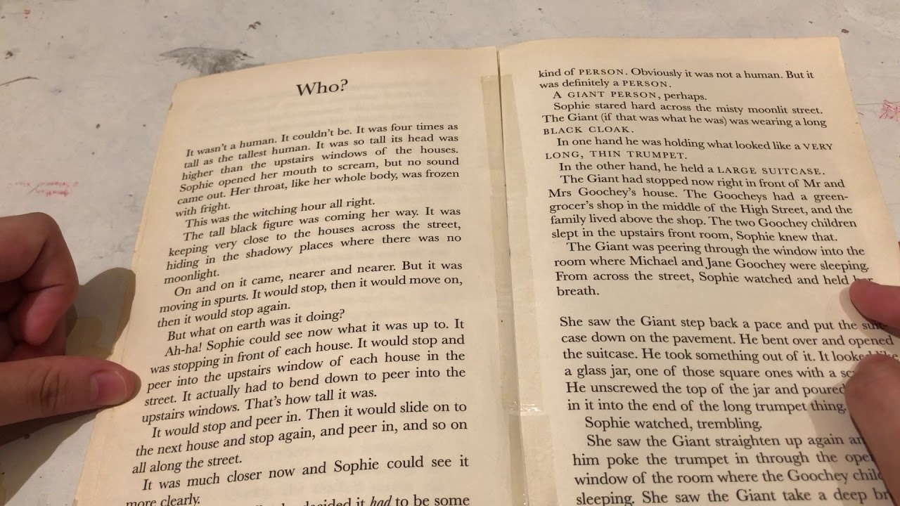 The BFG by Roald Dahl Chapter 2: Who? - YouTube