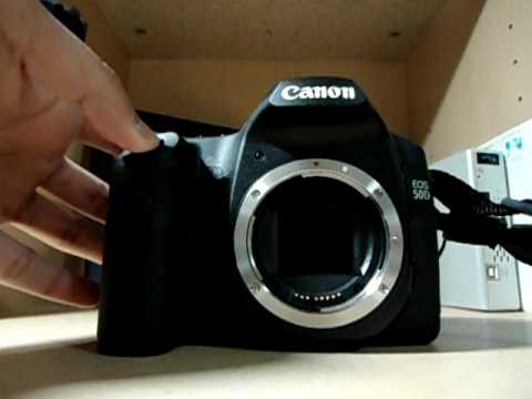Canon 50D shutter sound and speed - YouTube