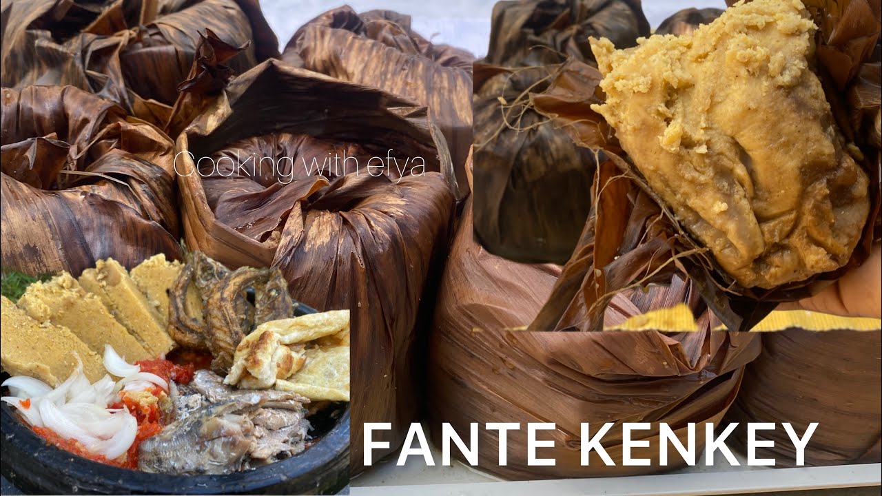 HOW TO MAKE FANTE KENKEY | ORIGINAL FANTE KENKEY RECIPE | KENKEY RECIPE ...