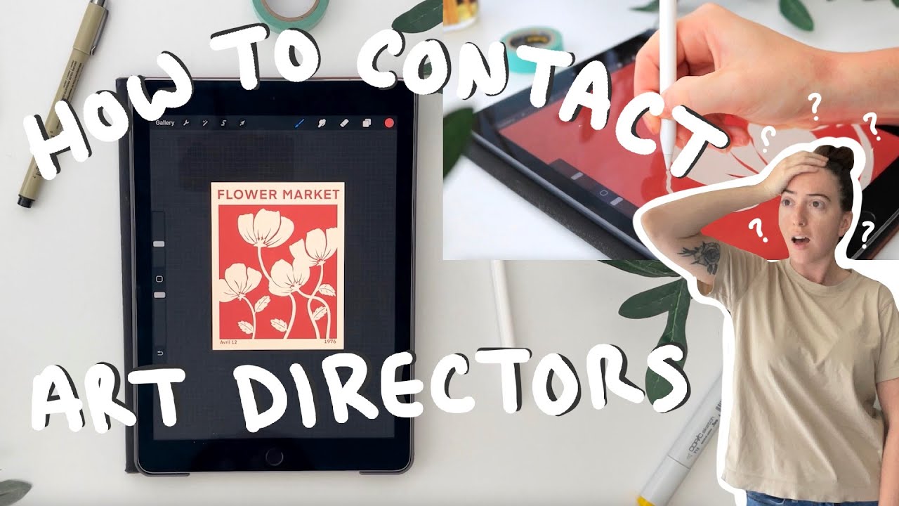 Finding Art Directors Emails for Art Licensing | Draw with Me - YouTube