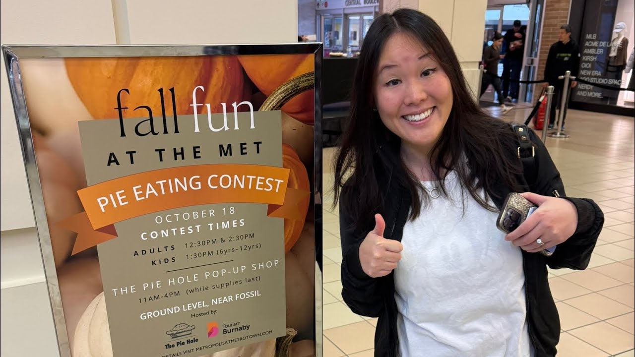 2025 Pie Hole Eating Contest (Fall Fun at the Met) - YouTube