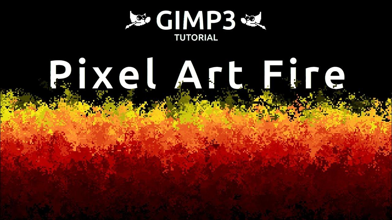 Generate Pixel Art Fire in GIMP - YouTube