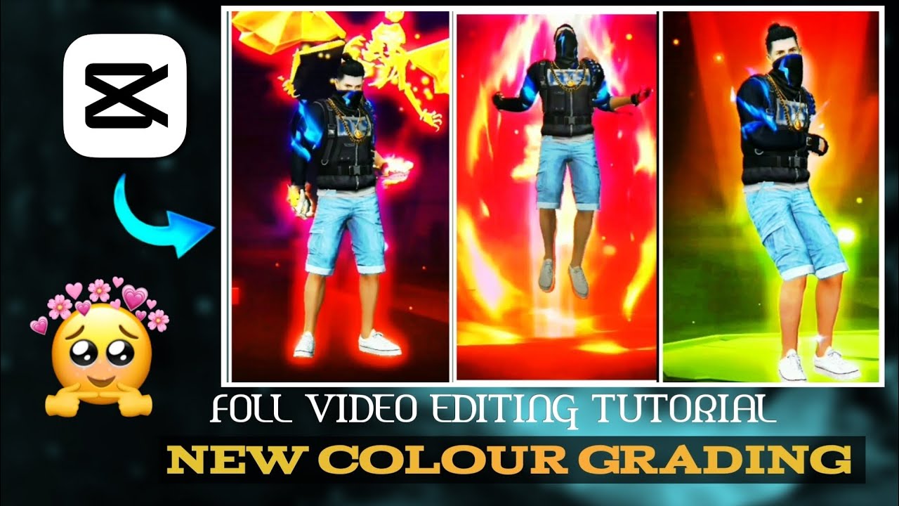 FREE FREE CAPCUT VIDEO EDITING TUTORIAL VIDEO ll NEW FREE FIRE COLOUR GRADING IN CAPCUT 😵 - YouTube