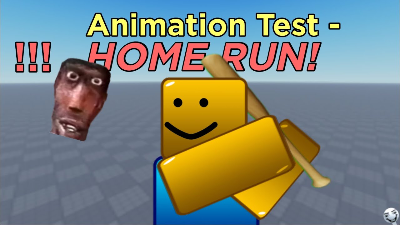 HOME RUN! (Animation Test 1) - YouTube