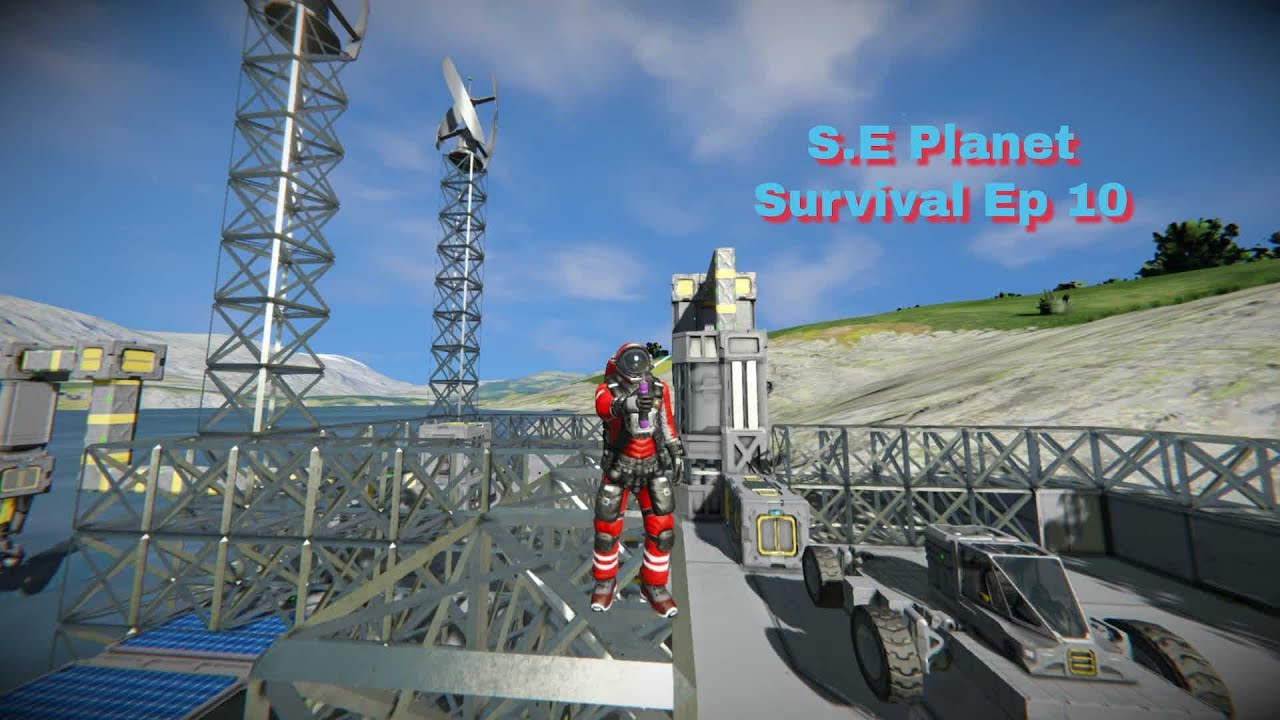 Space Engineers Planet Survival Ep 10 - YouTube