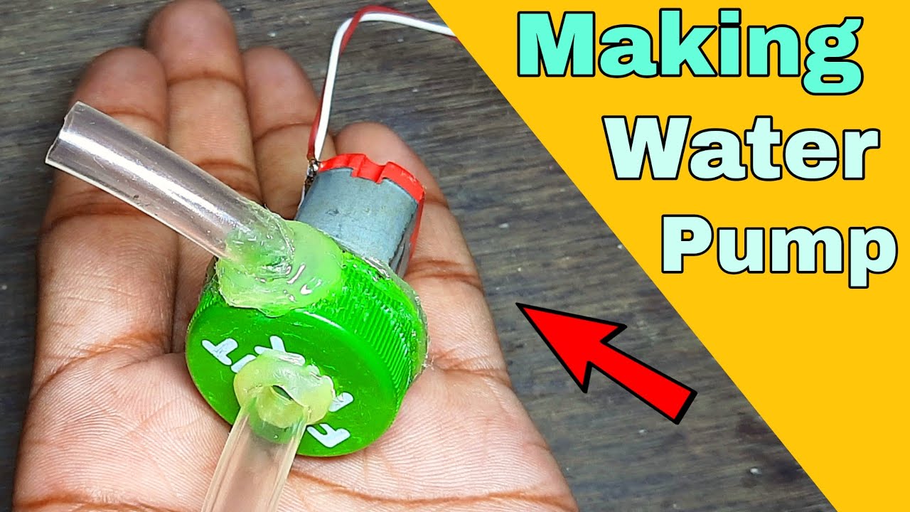 How to make mini water pump at home | Water pump kaise banaen - YouTube