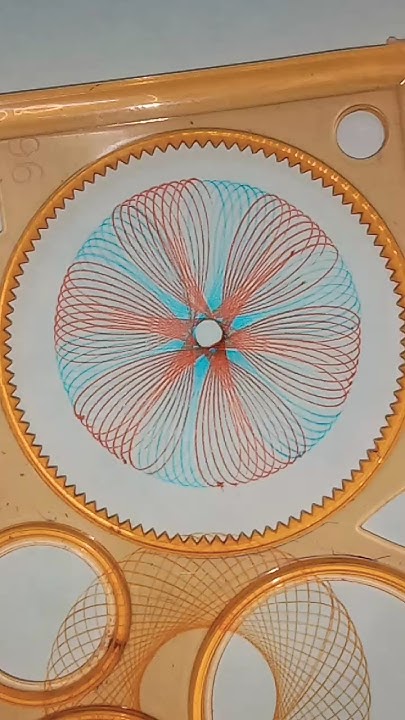 how to draw Spirograph design pattern how to draw Spirograph art drawing#viral #spirograph# ...
