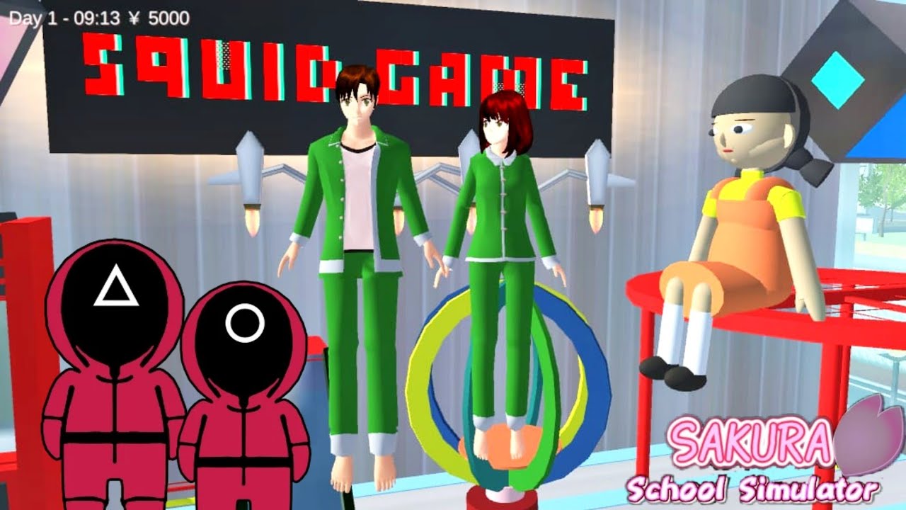 Sakura dan Boy Menjadi Peserta SQUID GAME - Sakura School Simulator ...