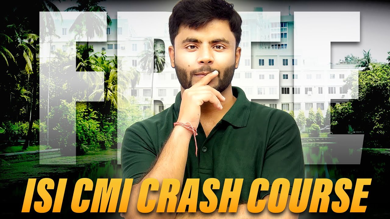 FREE ISI/ CMI Crash Course for ALL STUDENTS🔥 - YouTube