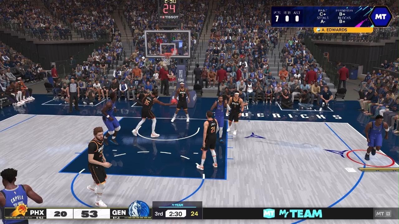NBA 2K25 Ant spins and gets fouled! - YouTube