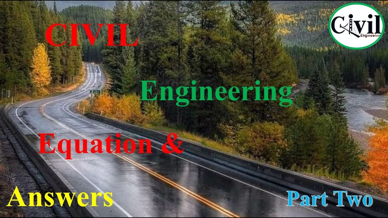 Civil Engineering equation Part 2 by Desalegn - YouTube