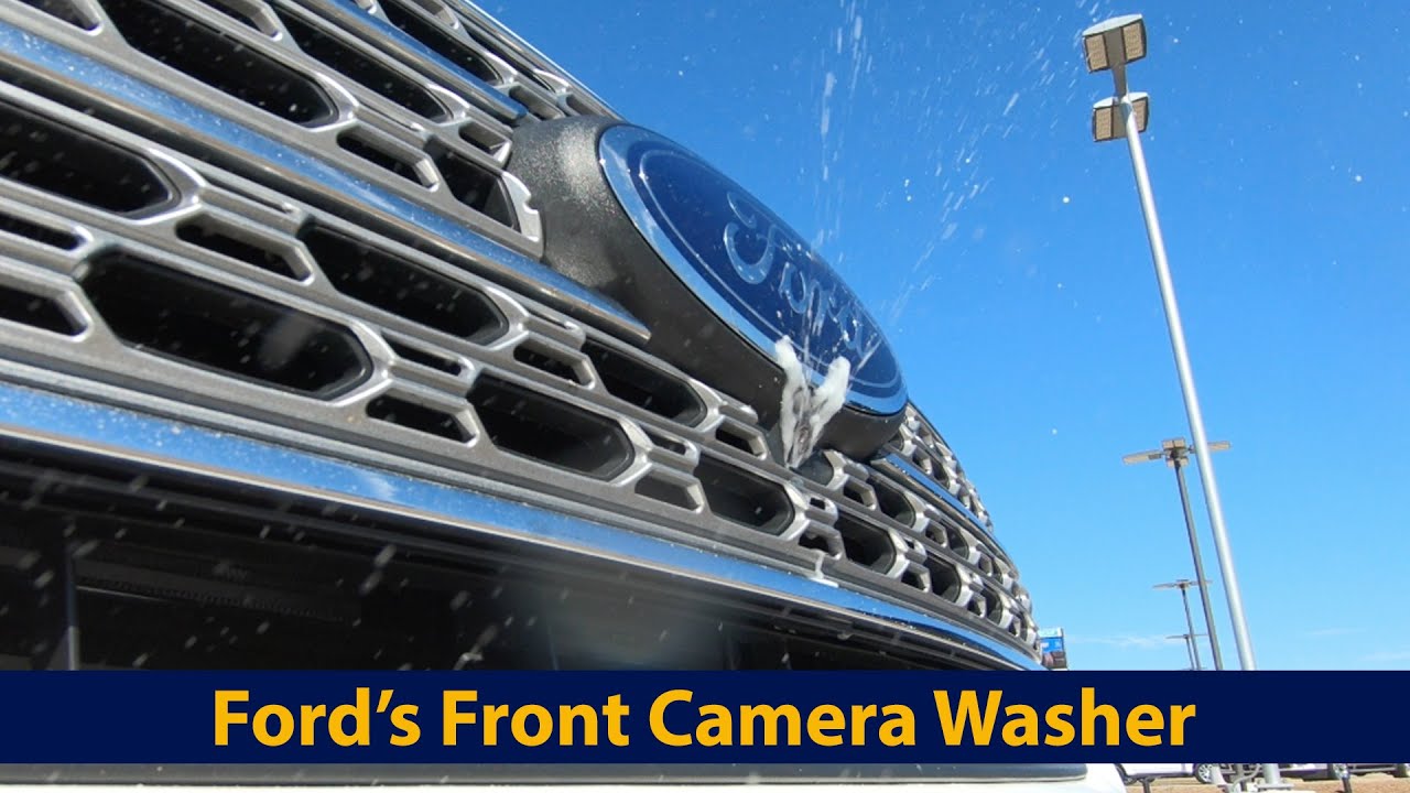 Ford Front Camera Washer - The Feature Many Owners Are Unaware Of - YouTube